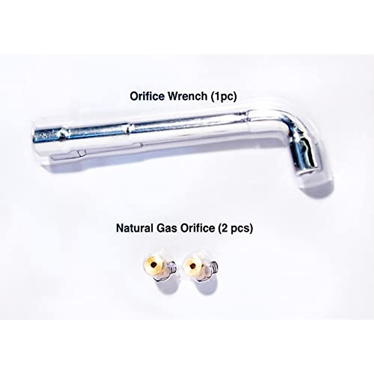 Blackstone 5019 Propane to Natural Gas Conversion Kit 10 ft. x 3/8" Hose, 7mm Wrench, 2 Orifices, Quick Connect Adapter Perfect for BBQ, Grill, Pizza Oven, Patio Heater(Fits Select Models), Gray