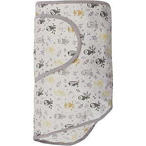 Miracle Blanket Swaddle Wrap - Boy, Girl, or Neutral Receiving Baby Blanket - Soft, Wearable Sleep Sack Essential for Newborns and Infants (Solid Heather Gray)