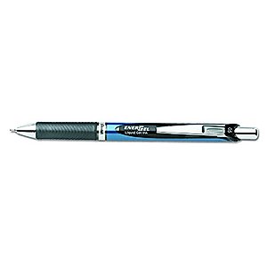 Pentel EnerGel RTX Roller Ball Retractable Gel Pen, Black Ink, Fine (BLN75-A)