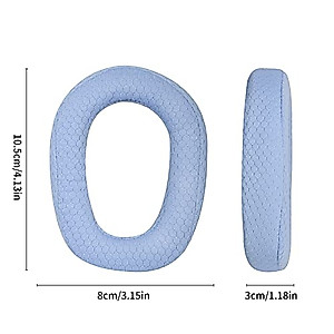JHK Breathable Mesh Replacement Ear Pads Cushion Cover Earpad for Logitech G435 Lightspeed Wireless Gaming Headset (Purple)