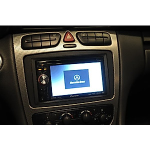 Double Din Aftermarket Radio Stereo Installation Dash Kit + Wire Harness & Antenna Adapter Fits 2001-2004 C Class 2002-2004 G Class