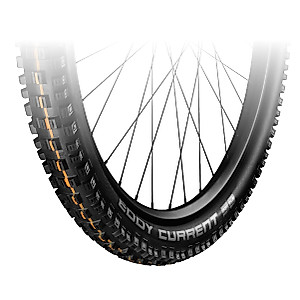 SCHWALBE - Eddy Current E-MTB/MTB and Enduro Tubeless Folding Front Bike Tire | 29 x 2.4 | Evolution, Super Gravity, Addix Soft | Black