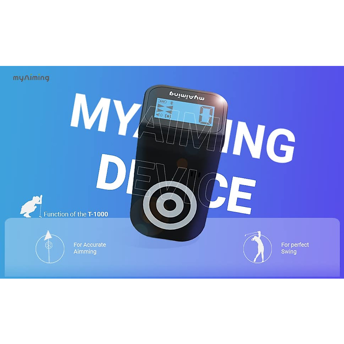 MYAIMING Golf Aiming and Body Turn Practice at Once. T-1000