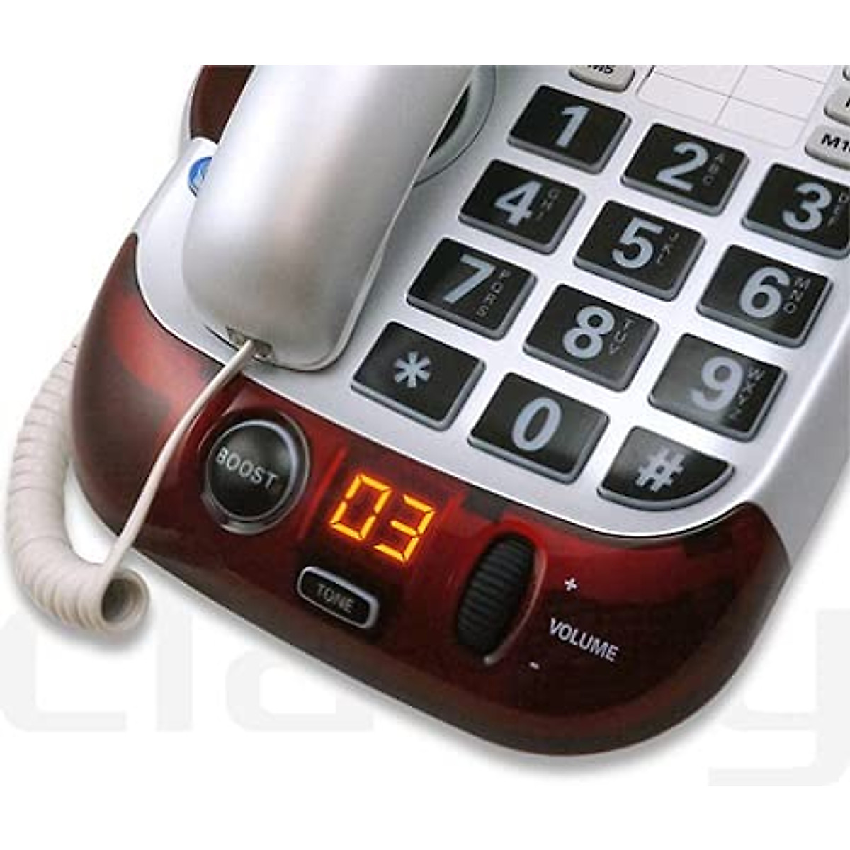 Clarity 54005.001 Alto Severe Hearing Loss Amplified Corded Phone