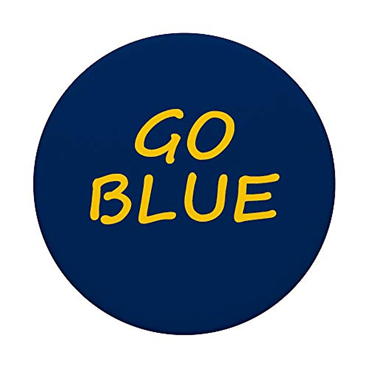 Michigan Go Blue PopSockets PopGrip: Swappable Grip for Phones & Tablets