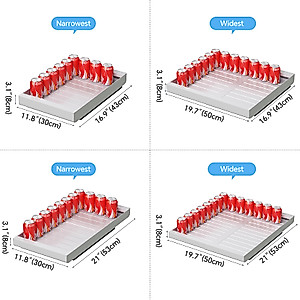 Expandable Pull-Out Cabinet Organizer with Adhesive Nano Film - For Kitchen, Pantry, Bathroom Storage