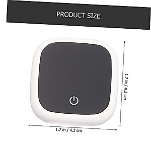 Amosfun 3pcs Fish Tank Thermometer Abs Turtle Container White