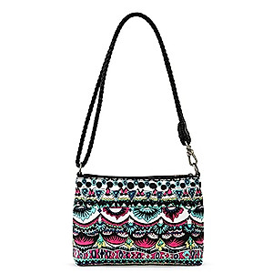 Sakroots Campus Mini Crossbody, Pinkberry One World