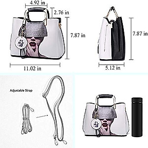 Nevenka Purses and Fashion Handbags for Women Top Handle Satchel Shoulder Bags Ladies Leather Totes (8)