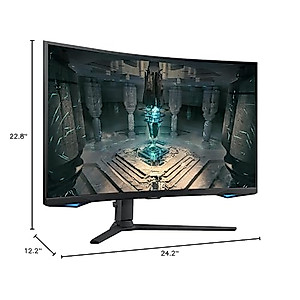 SAMSUNG 27" Odyssey G65B QHD 240Hz 1ms (GTG) HDR 600 Gaming Hub 1000R Curved Gaming Monitor