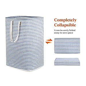 Lifewit 72L Pink Freestanding Laundry Hamper, Bundle with 72L Blue Laundry Hamper