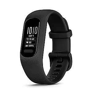 Garmin vívosmart® 5, Fitness Tracker, Long-Lasting Battery, Simple Design, Black Large