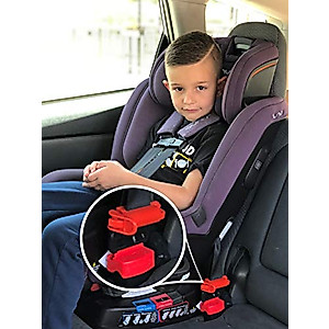 Safety Buckle Pro Seatbelt Lock and Seat Belt Locking Clip - Keep Children in car seat locked and tight – Stop Kids with special needs from unbuckle - Strong ABS Plastic Buckle Guard – Universal Fit