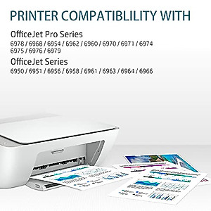 902XL Ink Cartridges for HP Printers OfficeJet 6978 6968 6958 6960 6970 6962, Replacement for HP 902 Ink Cartridges (5-Pack)