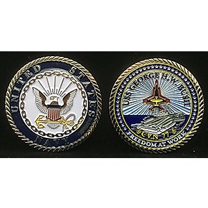 USS George Bush CVN 77 (Enlisted) Challenge Coin