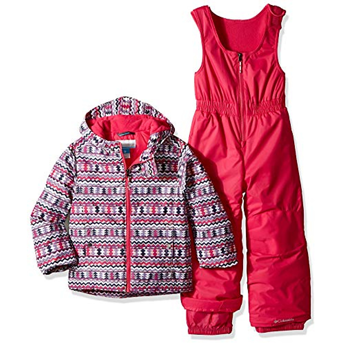 Columbia Kid's Frosty Slope™ Set Outerwear, rosewater zig zag print, 2T