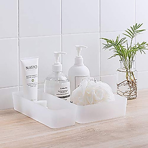 Poeland 5 Pcs Drawer Organizer Tray Storage Box for Bedroom Dresser Bathroom Kitchen