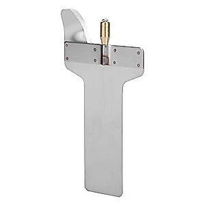 304 Stainless Steel Noodle Knife Cut Dough Shaving Cutter Kitchen Noodle Restaurants Cutting Accessories(Copper wheel)