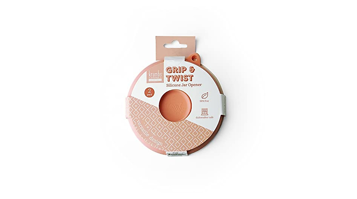 Krumbs Kitchen Jar Opener Set – Non-Slip Silicone Grippers for Easy Opening