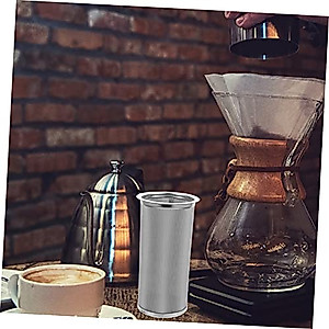 Garneck Coffee Filter Espresso Ground Espresso Coffee Maker Espresso Coffee Machine Strainer for Loose Leaf Tea Cold Brew Coffee Maker Coffee Infuser Espresso Pot Stainless Steel