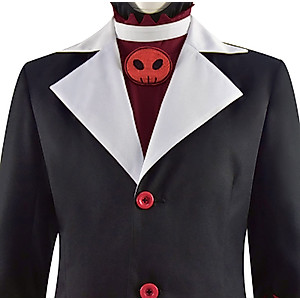 Womens Boss Cosplay Millie Moxxie Costume Halloween Uniform Outfit Full Set Suits (X-Small, Female)