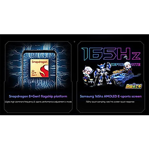 ASUS Rog Phone 6 5G Dual AI2201 128GB 12GB RAM Factory Unlocked (GSM Only | No CDMA - not Compatible with Verizon/Sprint) Tencent Version - Black