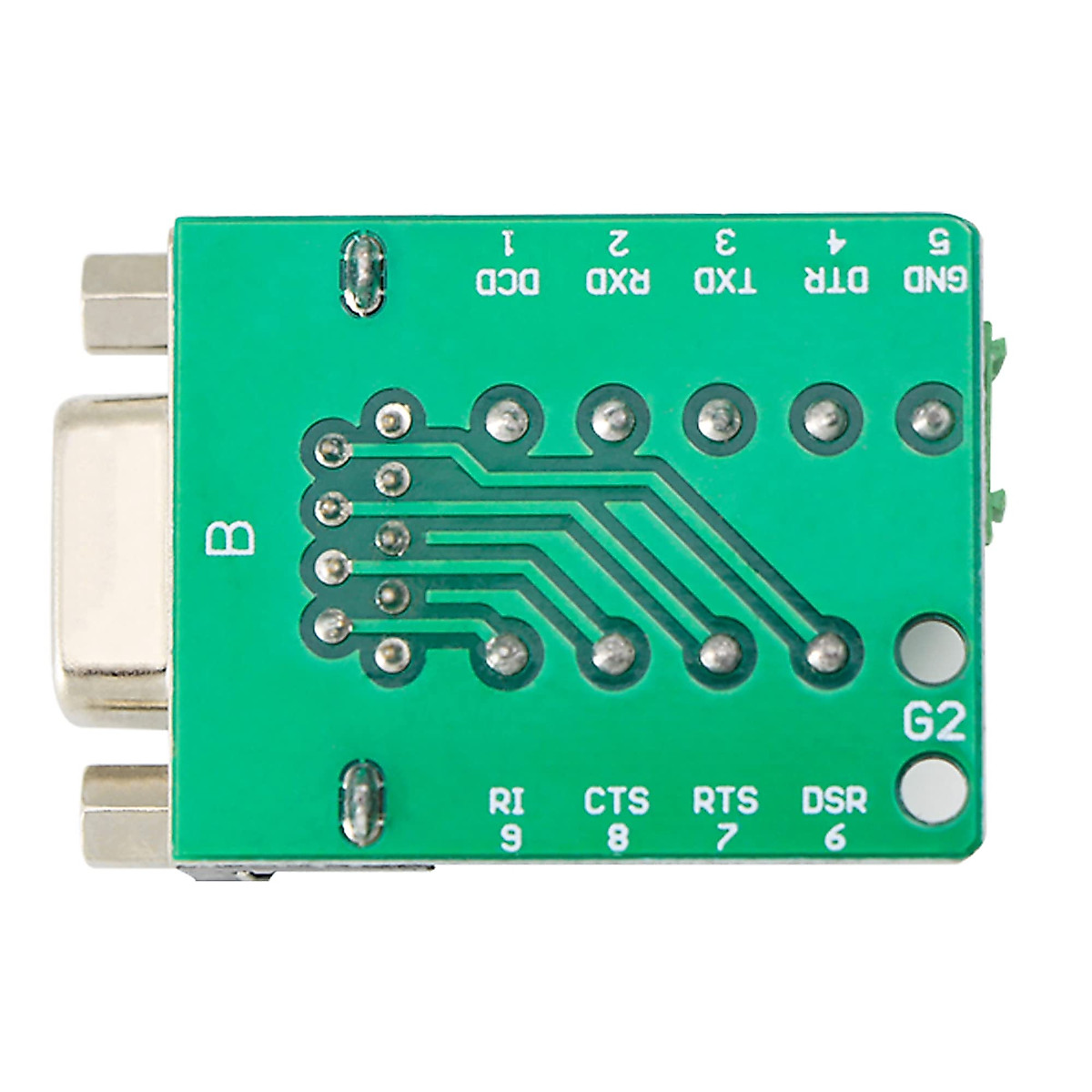 Zovfam DB9 Breakout Connector, Female D-SUB Adapter Plate Connector RS232 Serial to Terminal Board Signal Modul-3 Pcs