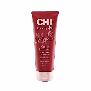 CHI Rosehip Recovery Treatment, Deeply Moisturizing to Help Repair Damaged Hair & Reduce Breakage, Sulfate, Paraben, & Cruelty-Free, 8 Oz