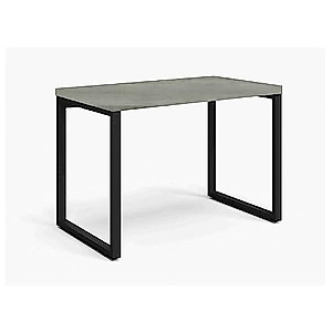 Steel Square Table OLegs - 28.5”High x 24”Wide with Cross Bar, Create The Perfect workspace or Interior Design Addition with a Pair of Contemporary Square Profile Table Legs That Instantly Standout.
