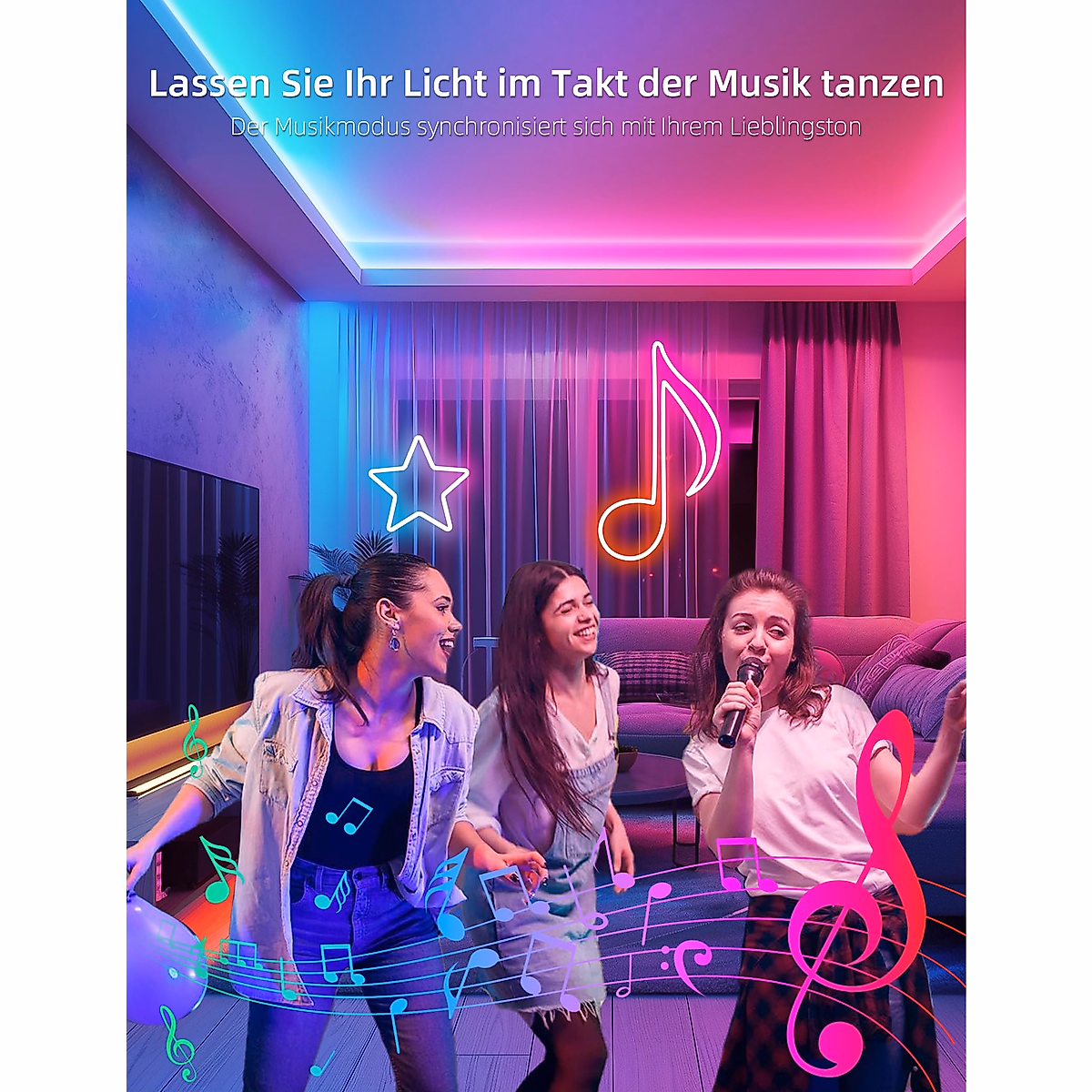 12v RGB Led Light Strip,Flexible Led Strip Lights IP65 Waterproof Cuttable Led Neon Flex Alexa WiFi Compatible Silicone 16.4ft Color Changing Bluetooth Phone App Control with Remote for Party DIY