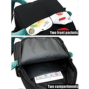 Oxford Frog Backpack 3D Funny Cartoon Satchel Waterproof Daykpack Novelty Schoolbag Bookbags