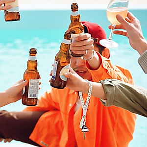 Lusofie Boho Wrist Keychain Tassel Wristlet Keychain Keyring Holder Key Wrist Lanyard for Women(White)