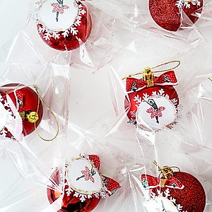 Morepack Cookie Bags for Gift Giving,Self Sealing Cellophane Bags 4x4 Inches,Clear Resealable Cellophane Bags Self Adhesive Individual Cookie Bags for Packaging 200Pieces