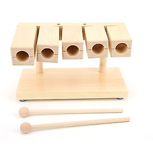 5 Tones Wood Percussion Block Musical Instrument Timber Drum Rhythm Maple Blocks for National Opera Music
