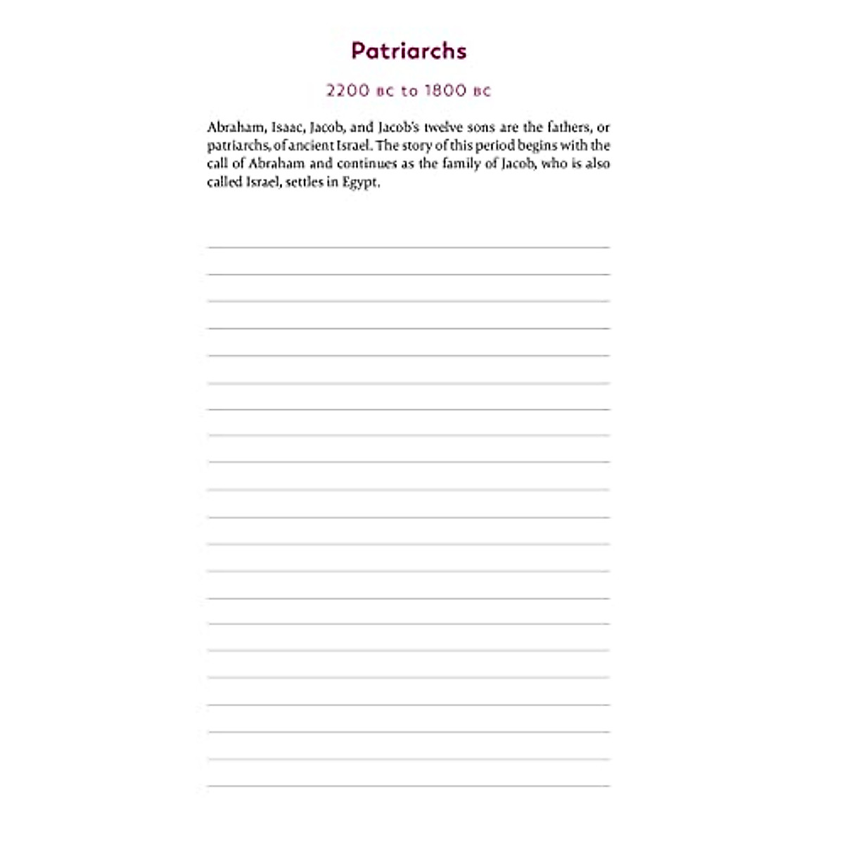 The Bible in a Year Notebook, 2nd Edition