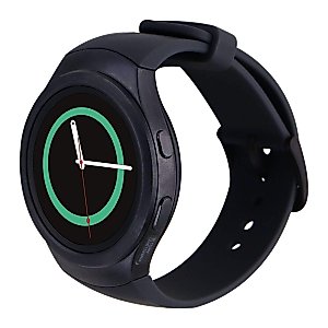 Samsung Galaxy Gear S2 Smartwatch SM-R730V 4G (Verizon) with Large Rubber Band - Renewed , Heart Rate Monitor(Dark Gray)