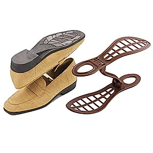 KNFUT Shoe Slots, 1pair Shoes Rack Organizer Space Saver Plastic Shoes Rack Shoes Stand Holder Supporter Closet Storage for Home Use