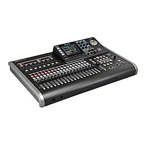 Tascam DP-24SD 24-Track Digital PortaStudio Multi-Track Audio Recorder Bundle with Closed-Back Studio Headphones, XLR Cables, & 1/4" TRS Cables (6 Items)