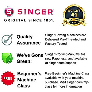 SINGER | M1000 Sewing Machine - 32 Stitch Applications - Mending Machine - Simple, Portable & Great for Beginners