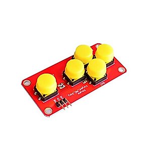Lysee 3D Printer Parts & Accessories - 10 pcs AD Keyboard Simulate Five Key Module Analog Button for Sensor Expansion Board