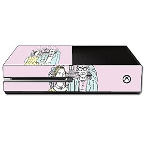 MightySkins Skin Compatible with Microsoft Xbox One - American Gothic Pop | Protective, Durable, and Unique Vinyl Decal wrap Cover | Easy to Apply, Remove, and Change Styles | Made in The USA