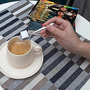 Demitasse Espresso Spoons Stainless Steel Coffee Spoons for Home, Cafe, Restaurant, Set of 12, Thanksgiving Gift