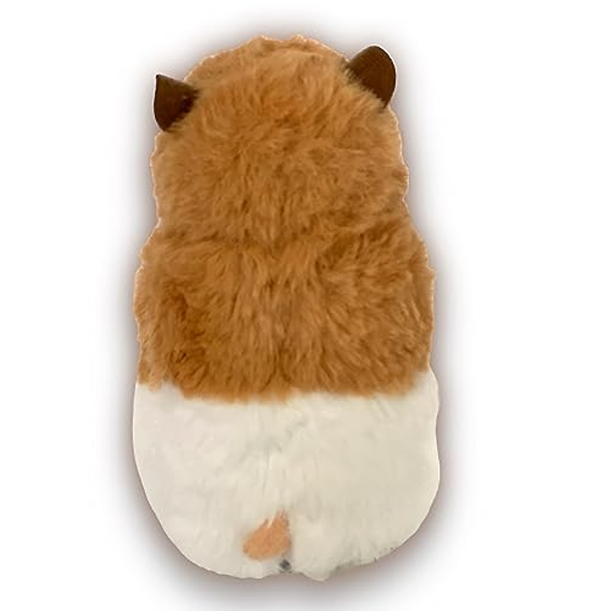 Auswella Plush Syrian Hamster- 5" Brown and White Hamster Plush Stuffed Animal Toy