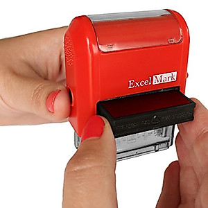 ExcelMark Self-Inking Rubber Teacher Grading Stamp - Please Sign & Return