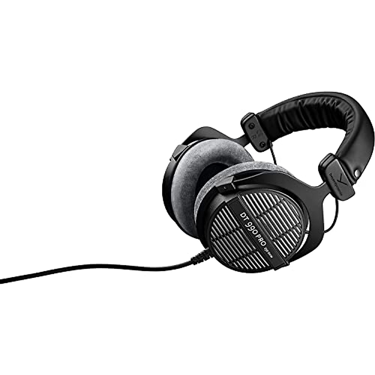 beyerdynamic DT 990 Pro 250 Ohm Open-Back Studio Mixing Headphones Bundle -Includes- Soft Case, Headphone Splitter, and More