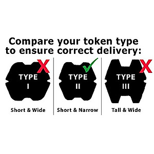 Greenwald 100 Green Tokettes Type 2 (Gi) Laundry Tokens