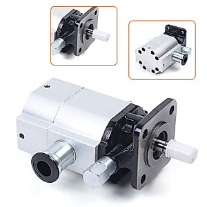 13 GPM Hydraulic Log Splitter Pump, Gear Pump 3000PSI 2 Stage 1/2" Shaft Parts, Log Splitter Pumps 1/8" Keyed Shaft for Small Engine Mounting Wood Splitter