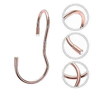 HONMEET 8 pcs Bag Drop Hook Clothes Hanger Twisted Belts Scarves Purse Space Organizers Anti- Large Rose Handbags Organizer Plants Purses Kitchen Steel Clo Metal Bathroom S Bags Shape
