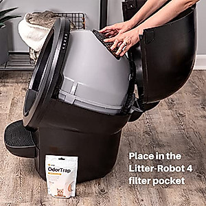 OdorTrap Pack Refills by Whisker, 12 Pack Refill for OdorTrap Pod (Pod Not Included), Eliminates Litter Box Odors, Compatible with Litter-Robot and Traditional Litter Boxes