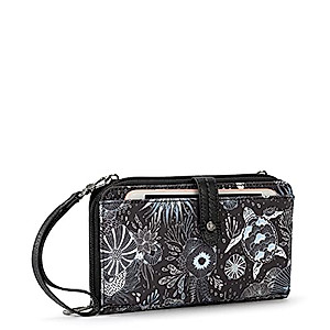 Sakroots womens Eco-twill Large Smartphone Crossbody Bag in Convertible Purse with Detachable Wristlet Strap Inclu, Midnight Seascape, One Size US